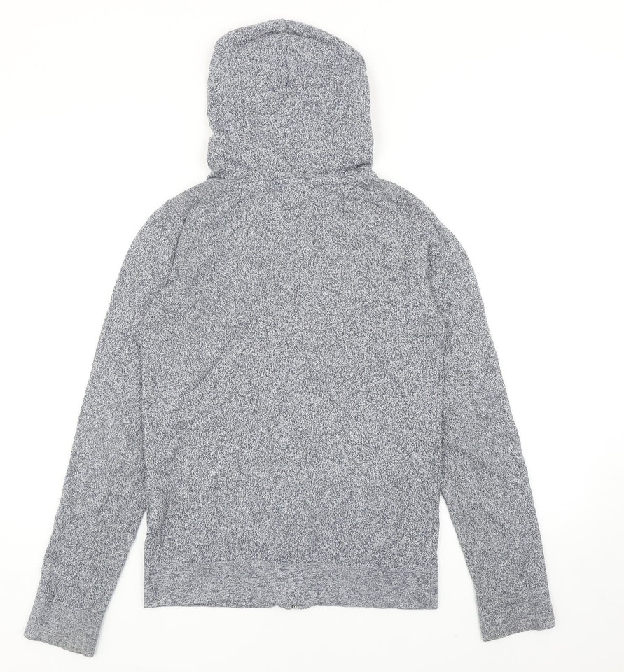 Womens UK Size XS Della Lana Blue Full Zip Hoodie | eBay UK