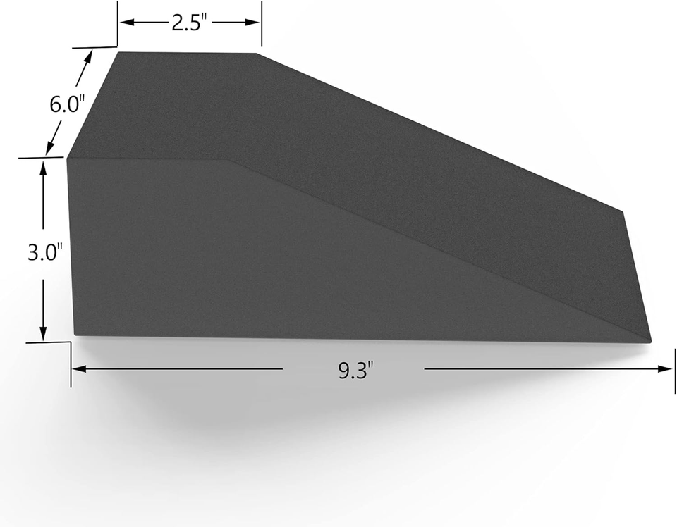 Yoga Foam Wedge Blocks (Pair) Soft Wrist Wedge, Supportive Foot ...