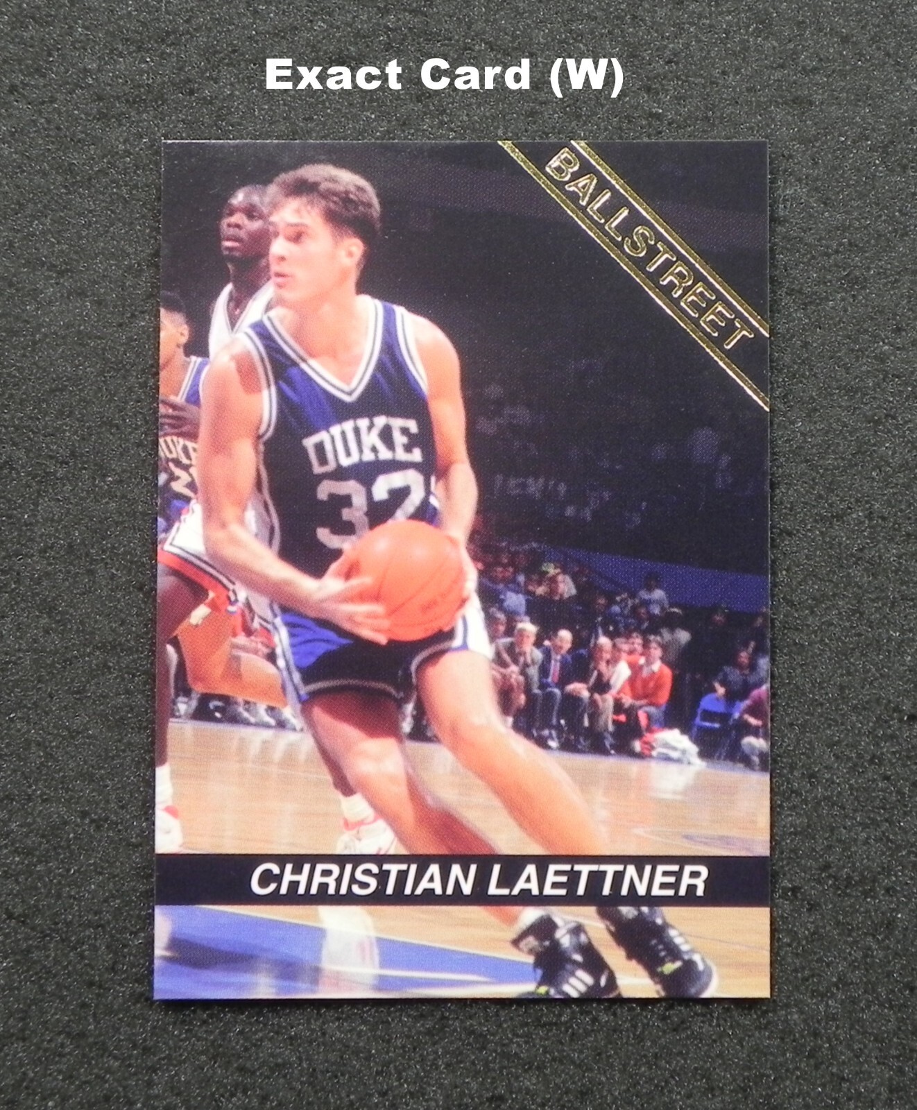 CHRISTIAN LAETTNER Pre-Rookie 1992 Ballstreet Gold Card _ Exact Card (W ...