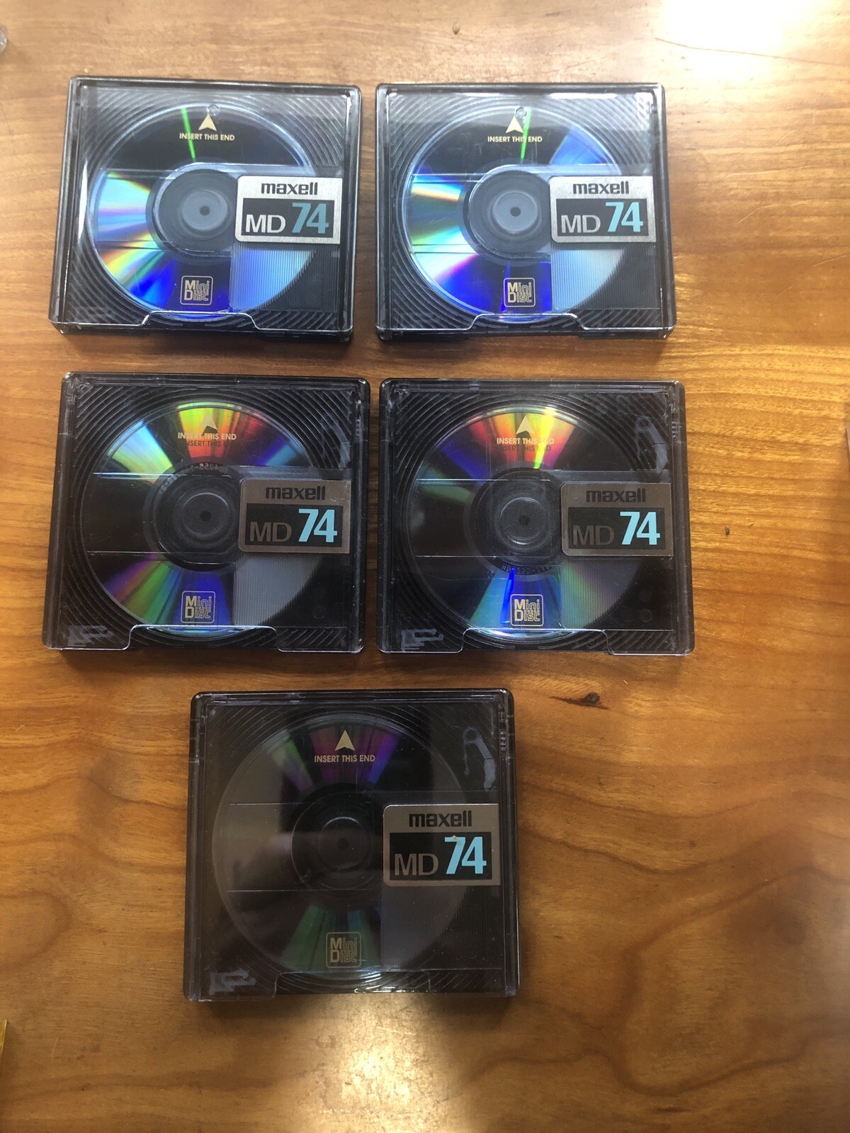 5 - Maxell Minidisc 74 minute MD74 Blue label | eBay