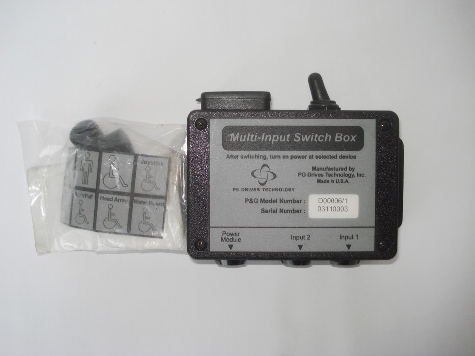 P&G Drives Multi-Input Switch Box D00006/1 Quickie S646/S646SE/S636 ...