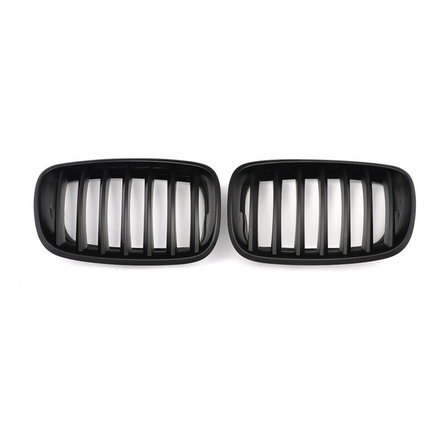 Matte Black Front Kidney Grill Grille for BMW E70 E71 Model X5 X6 SUV ...