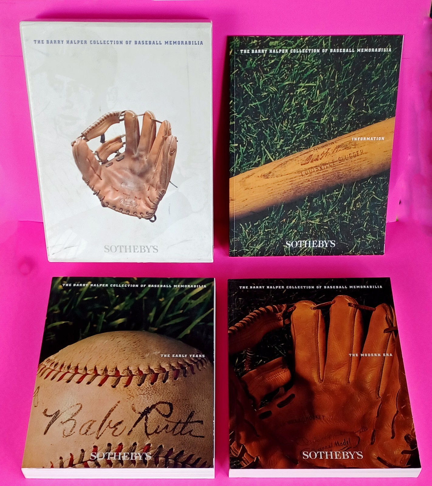 BARRY HALPER COLLECTION OF BASEBALL MEMORABILIA - SOTHERBY'S - (3 ...