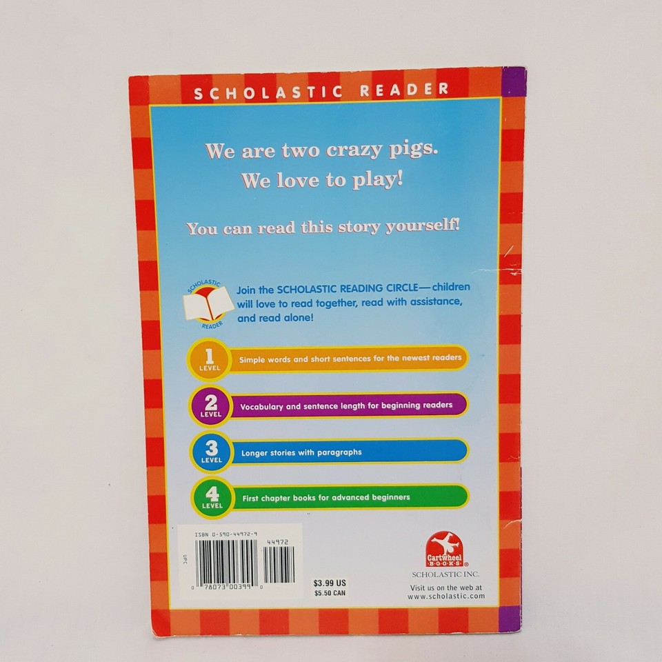 Two Crazy Pigs Book Paperback Scholastic Karen Berman Nagel 2003 | eBay