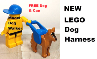 New LEGO Dog Harness Leash FREE Ball Cap Dog Walker Gear German ...