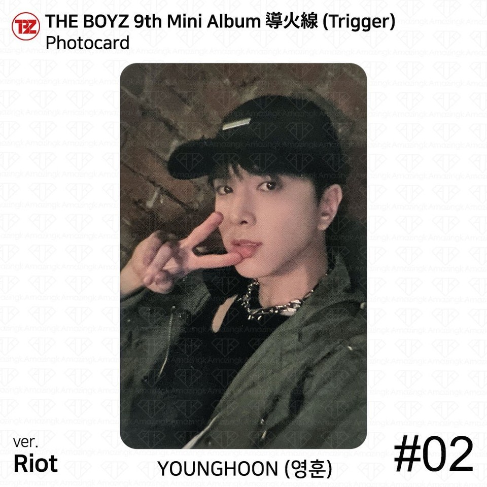 The Boyz 9th Mini Album 導火線 TRIGGER Official Photocard Postcard Sticker ...