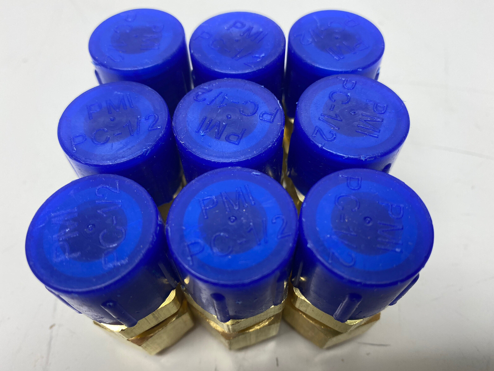 PARKER 8-8 FBZ-B Connector, Brass, PMI PC - 1/2 " x 1/2 " [Lot of 10 ...