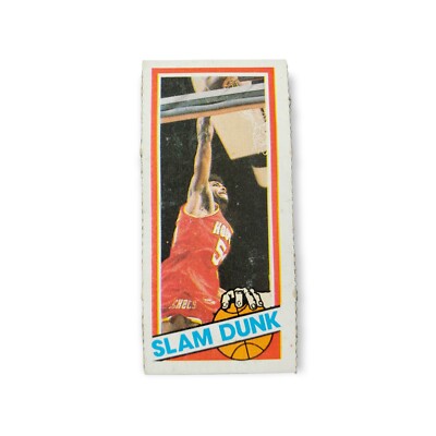 1980-81 Topps Basketball Robert Reid Card #256 Slam Dunk Star Houston ...