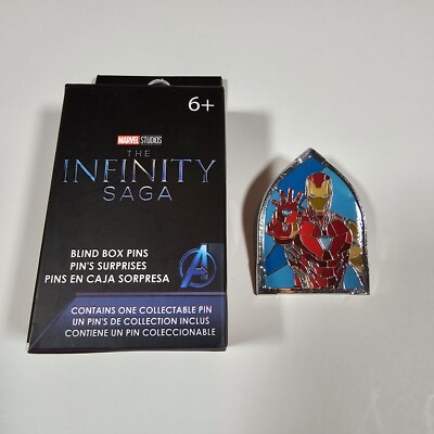 Loungefly Marvel Infinity Saga Stained Glass Blind Box Pin - Iron Man ...