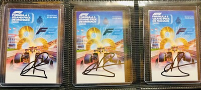 F1, OLIVER BEARMAN HAAS,FERRARI DRIVER SIGNED CUSTOM F2 TRADING CARD | eBay