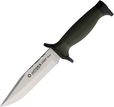 Aitor Junior Nato Bowie Green Smooth Stainless Steel Fixed Blade Knife ...