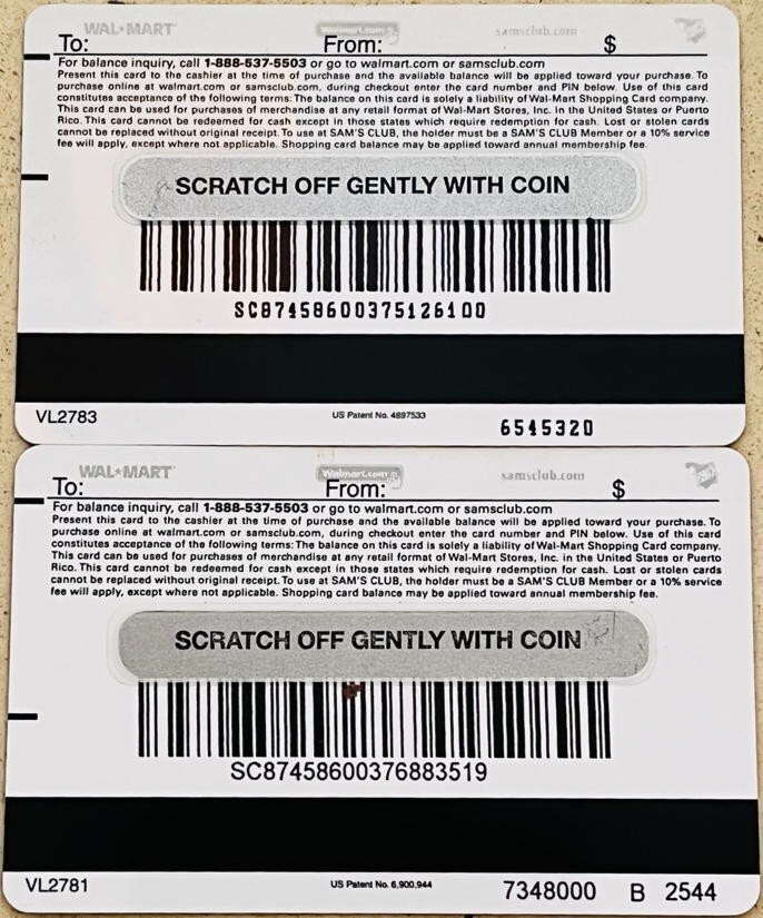 WALMART Gift Card SPONGEBOB SQUAREPANTS Ripped Lenticular Collectible ...