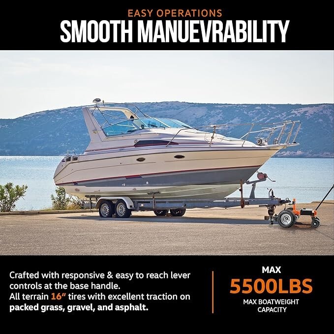 SuperHandy Electric Trailer Dolly 7500 LBS Max Trailer Weight 5500 LBS ...