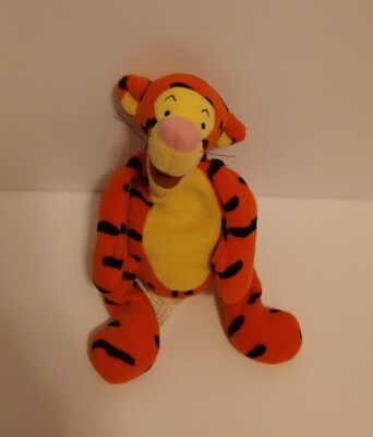 Disney Store Tigger Bean Bag Plush Beanie 9" NWT PVC Pellets | eBay