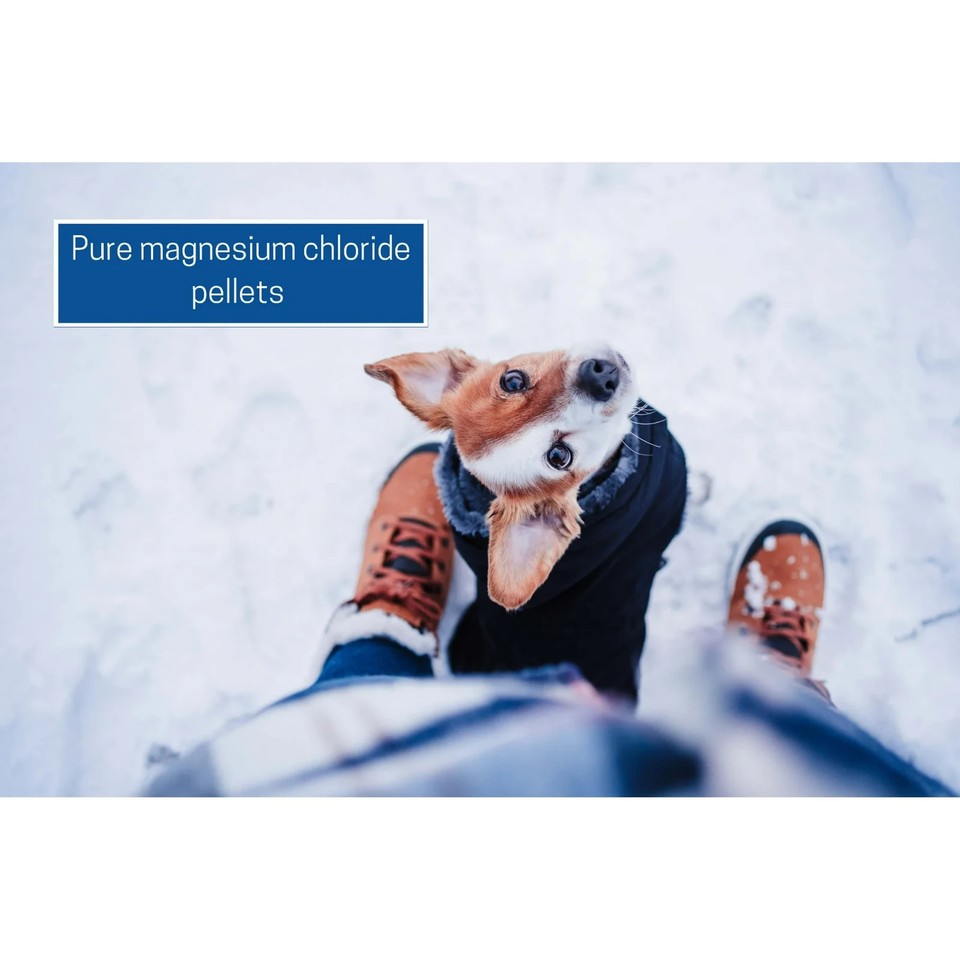 Pet Friendly Ice Melt –Magnesium Chloride Pellets | Safer for Paws ...