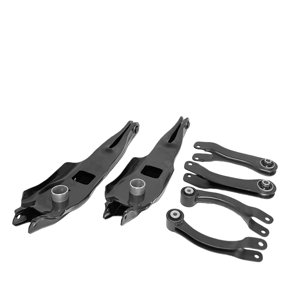 6PCS Rear Upper & Lower Control Arms Lateral Set Fit For Jeep Cherokee ...