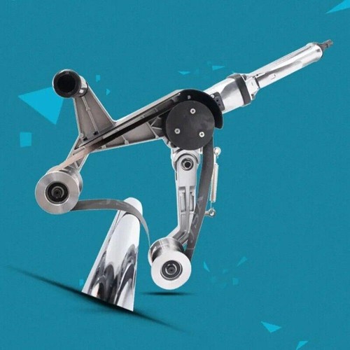 Pneumatic Belt Sander Polishing Machine Round Pipe Grinder Drawing ...