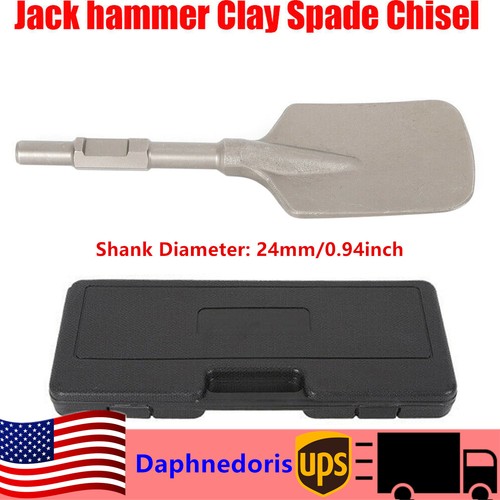 Jack Hammer Clay Spade Shovel Chisel Bit 1.18inch Demolition Hammer ...