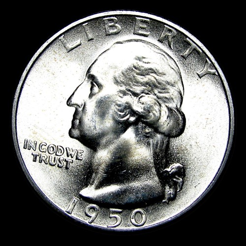1950-S Washington Quarter Dollar --- Gem BU++ Stunning Condition Coin ...