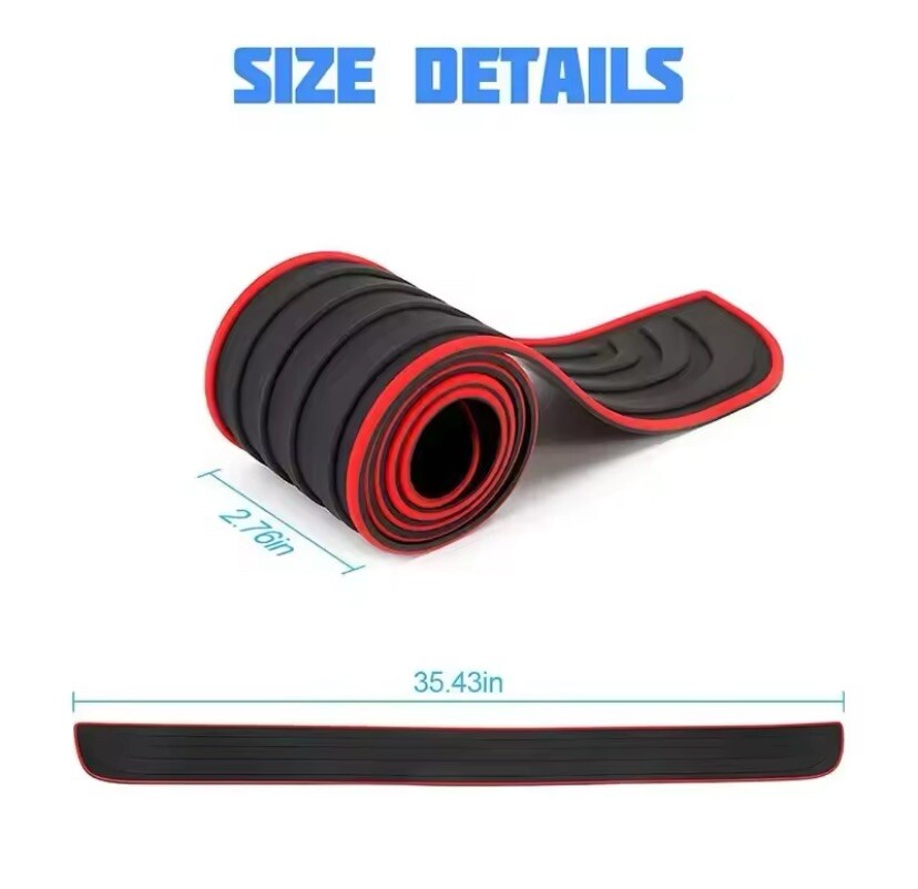 For TOYOTA PRIUS AYGO YARIS Rear Trunk Boot Bumper Sill Guard Protector ...