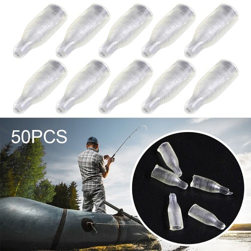 Tackle Fishing Cones Rigs Sleeve Tail Rubber Tubes cap For Carp Fixed ...