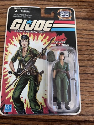 GI Joe 25th Anniversary (2007) Hasbro Lady Jaye Covert Operations ...