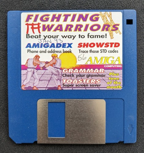 Amiga Computing Floppy Disk Games - Fighting Warriors | eBay