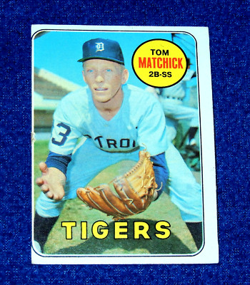 Tom Matchick * 1969 Topps Baseball #344 🐯 Detroit Tigers 🐯 poor | eBay