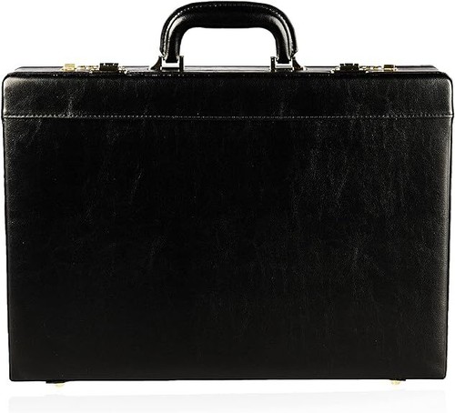 Executive Attache Briefcase Pu Leather Executive Case Expanding ...
