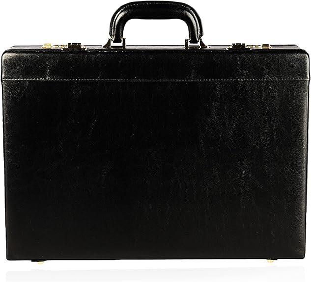 Executive Attache Briefcase Pu Leather Executive Case Expanding ...