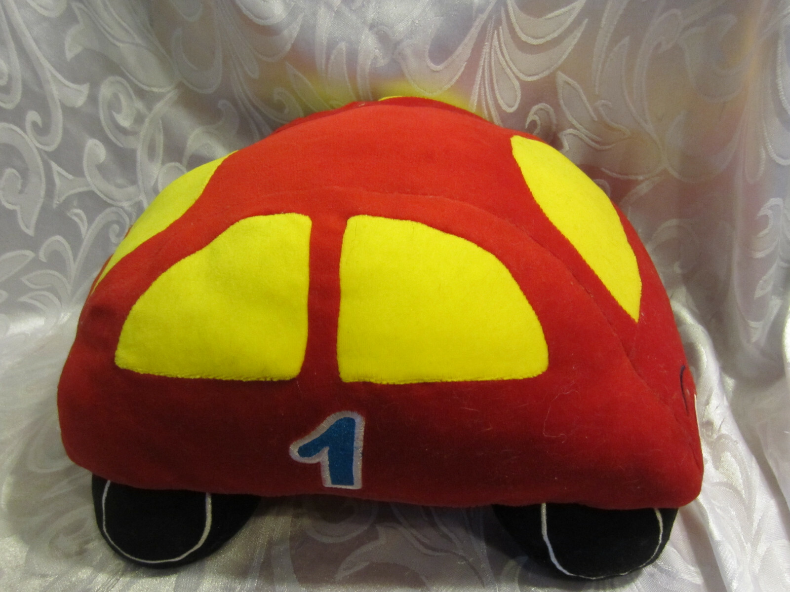 Speedy #1 Red Car Pillow 14"x13" Plush Soft Toy Stuffed Animal | eBay