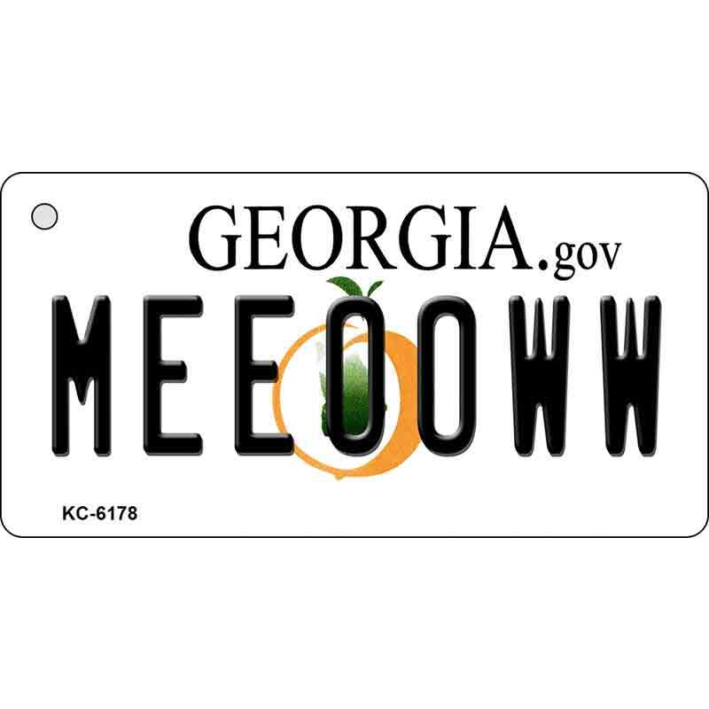 Meeooww Georgia State License Plate Tag Novelty Key Chain KC-6178 | eBay