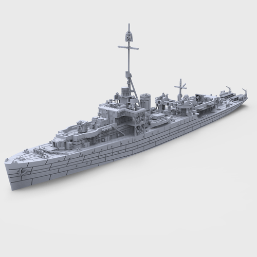 SSC1250630 1/1250 Military Model Kit HMS River Class Spey K246 Frigate ...