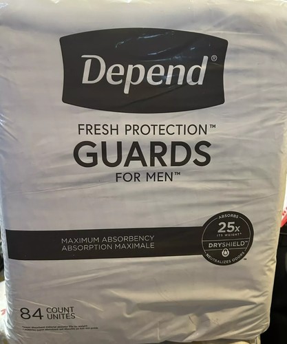 Depends guards for men 84 Count Incontinence Pads Brand New In Package ...