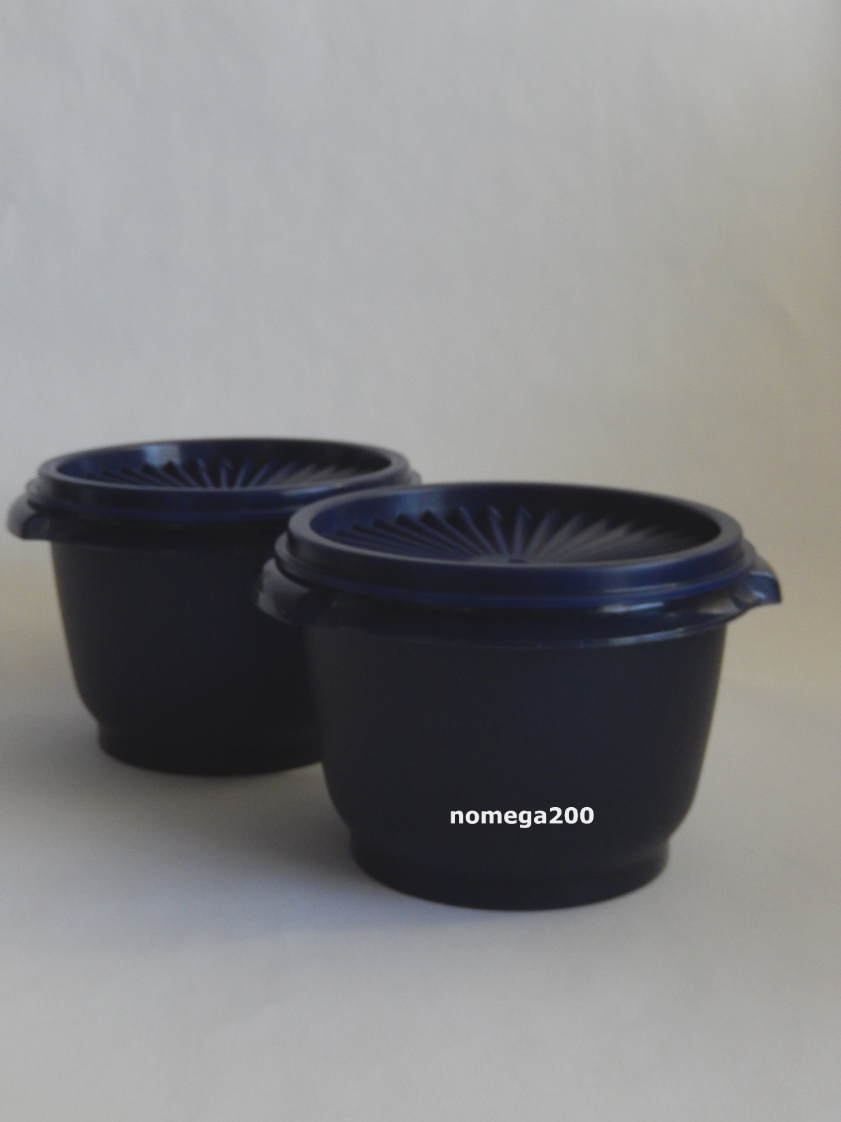 Tupperware 20-oz. Servalier Bowls Set of 2 Dark Blue | eBay