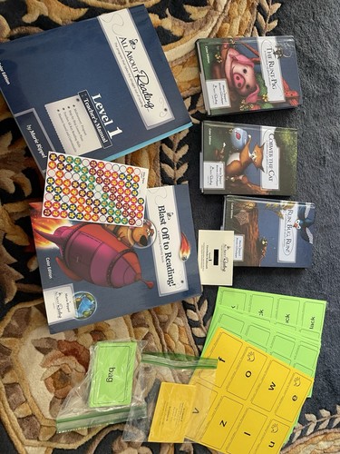 All About Reading Level 1 Full Set. Manual Activity Book Readers ...