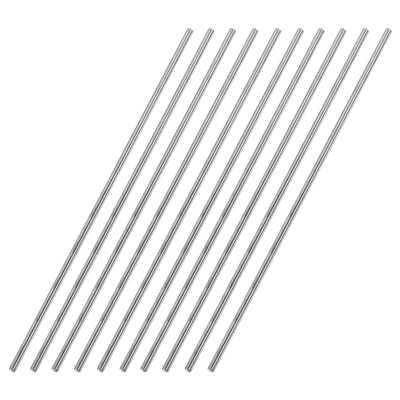 10pcs Solid Round Rod 304 Stainless Steel 3mm x 300mm for RC DIY Craft ...