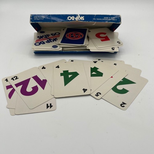 Vintage Skip-Bo Card Game 1982 International Games Family Fun Complete ...