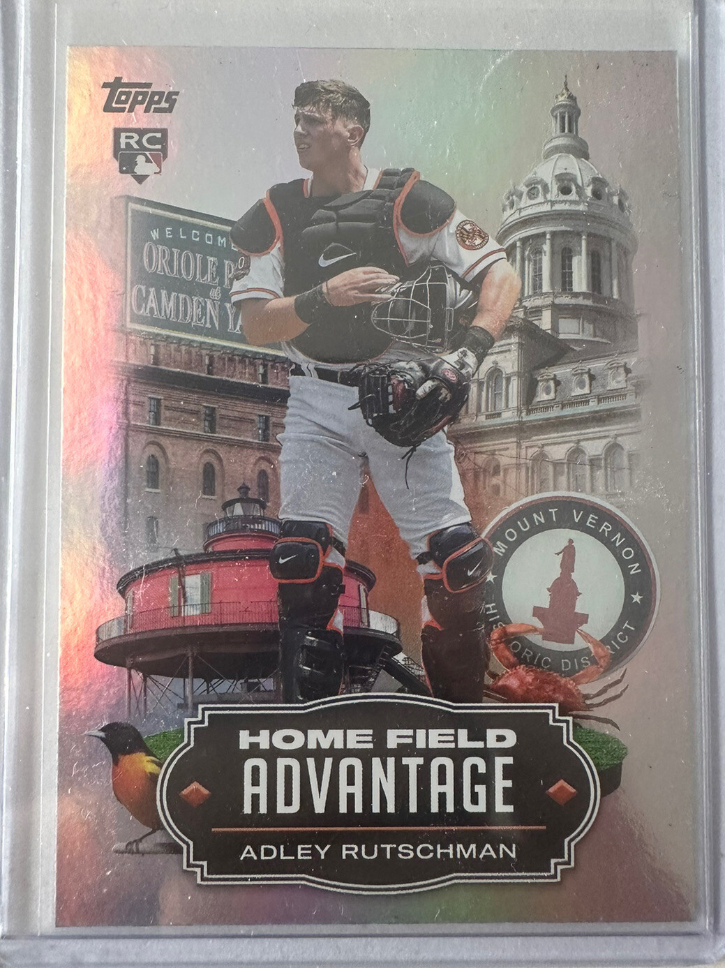 Adley Rutschman Rookie Card 2023 Topps Series 1 HA-8 Home Field ...