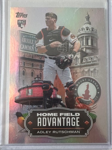 Adley Rutschman Rookie Card 2023 Topps Series 1 HA-8 Home Field ...