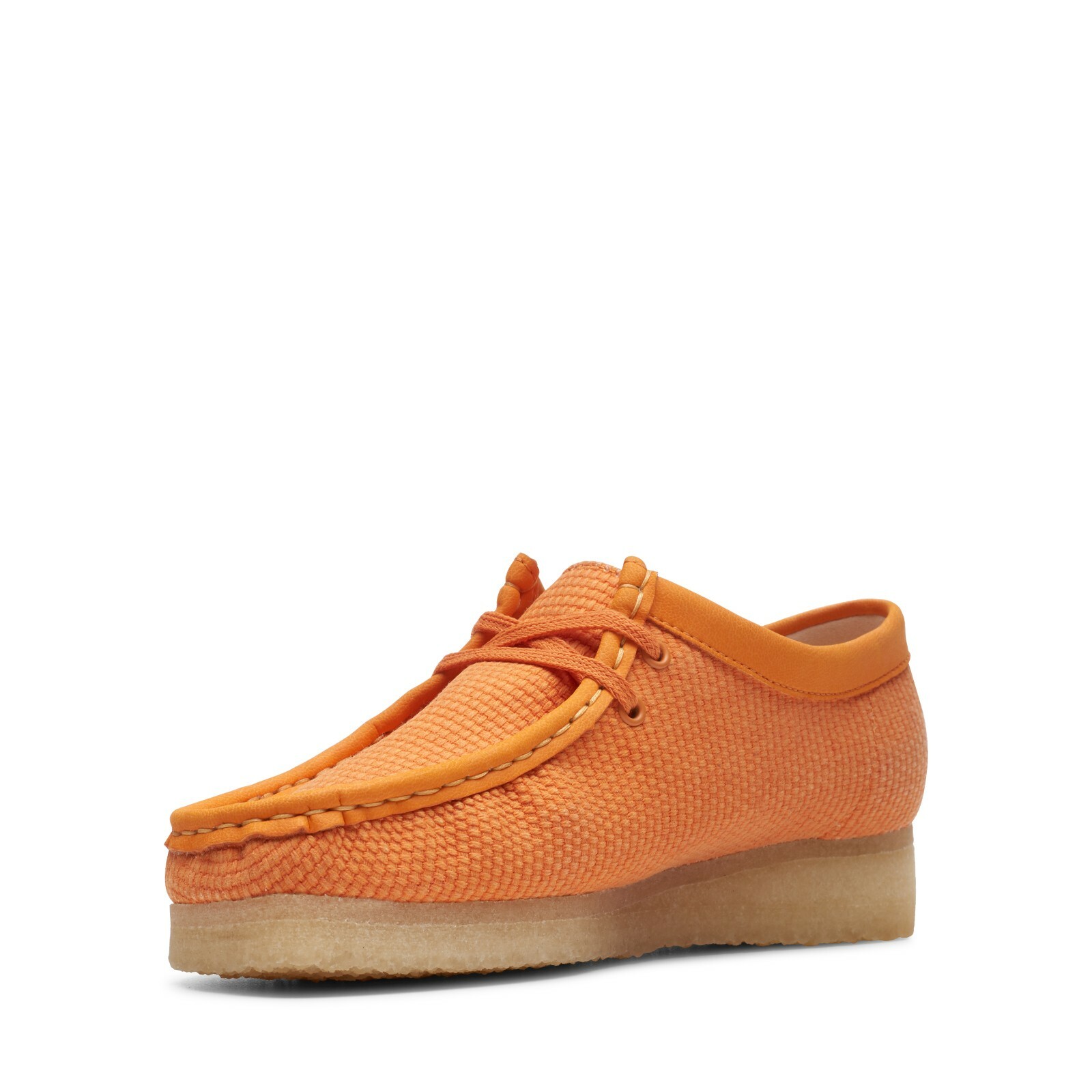 Clarks Originals Men's Wallabee Orange Textile 26150099 | eBay