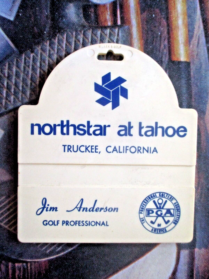 vtg - PGA Golf Bag Tag - NORTHSTAR AT TAHOE GOLF COURSE gc - Truckee CA ...