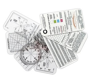 Esee Compass Cards Land Navigation with UTM Grid Reference Overlay Map ...