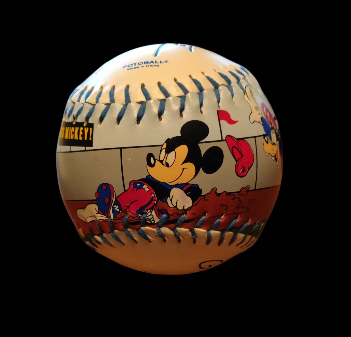 Mickey Mouse Playing Softball
