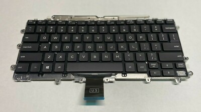 Genuine OEM Dell Latitude 5310 2-in-1 Laptop US Keyboard W/ Metal Frame ...