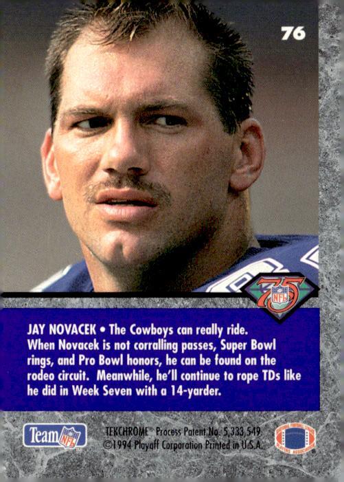 1994 Playoff Contenders #76 Jay Novacek | eBay