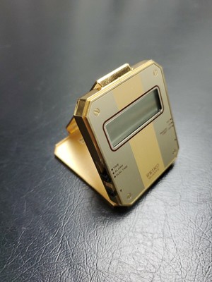 Vintage Mini Seiko Quartz Digital Folding Travel Alarm Clock QEK203F ...