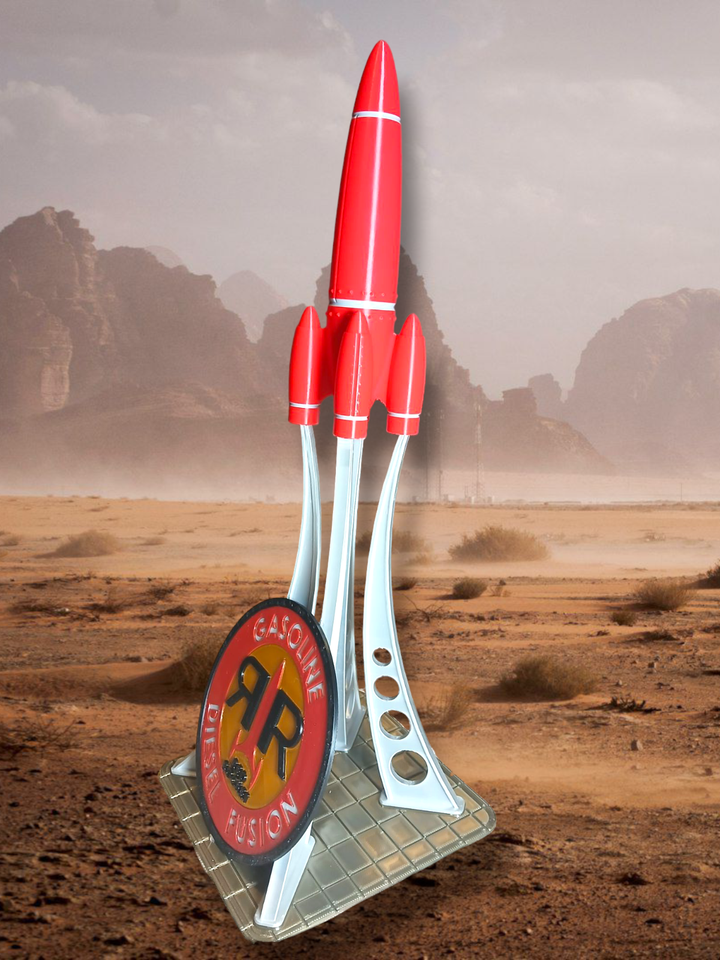 Fallout Red Rocket Fuel Station Display 8in | eBay