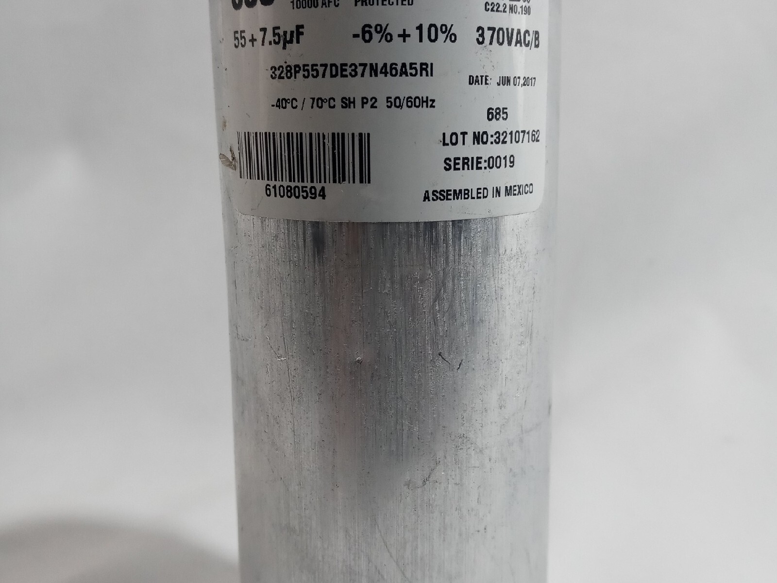 Capacitor Copeland 014-0064-11 Run 55uF 370VacB for sale online | eBay