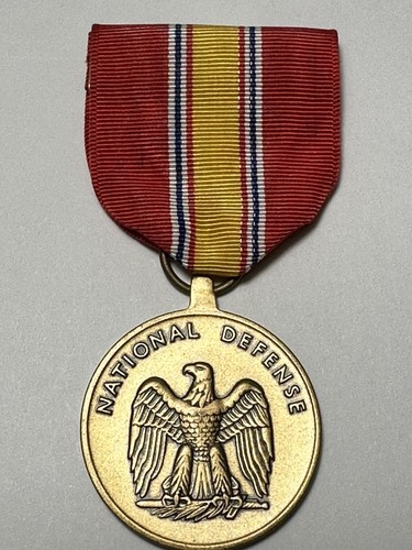 Military Medal US Army National Defense with Ribbon | eBay